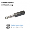 Stub Axle Square 45mm x 250mm - 1500kg Capacity Great
