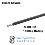 45mm Square Solid Axle (SL) - Trailer Parts - Wholesale - Delivery Anywhere